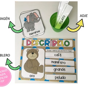 Spanish Descriptions | Descripciones En Español | Adjetivos ...