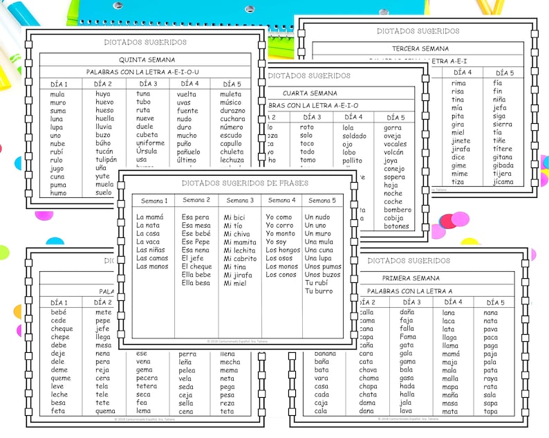 Printable Learn to Read in Spanish in 20 Days Spanish for Kids Spanish ...