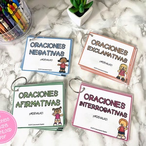 Printable Scrambled Sentences in Spanish | Formando Oraciones Revueltas ...