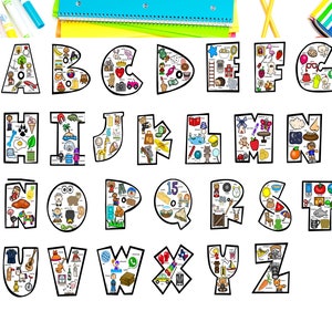 Printable Spanish Alphabet Posters | Afiches Del Alfabeto En Español ...