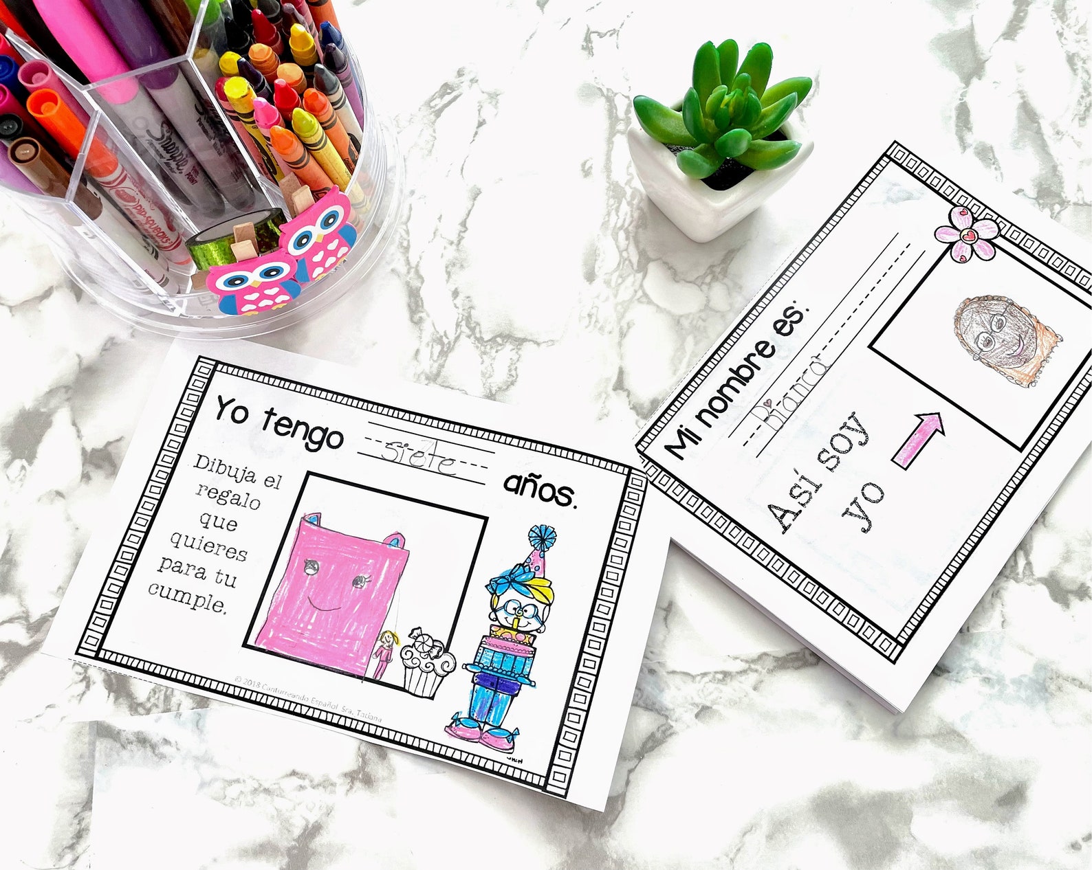 Printable | All About Me in Spanish |todo Sobre Mi | Actividad De ...