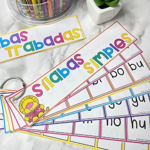 Llavero De Silabas | Silabas Simples Y Trabadas | Learn Spanish ...