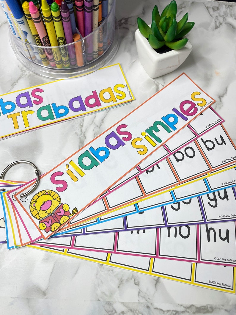 Llavero De Silabas | Silabas Simples Y Trabadas | Learn Spanish ...