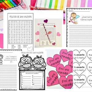 Valentine's Day in Spanish | Día De San Valentín | Actividades De ...
