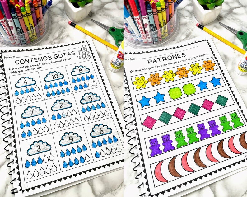 Printable Summer Packet Review in Spanish Libro De Repaso De Español Y ...