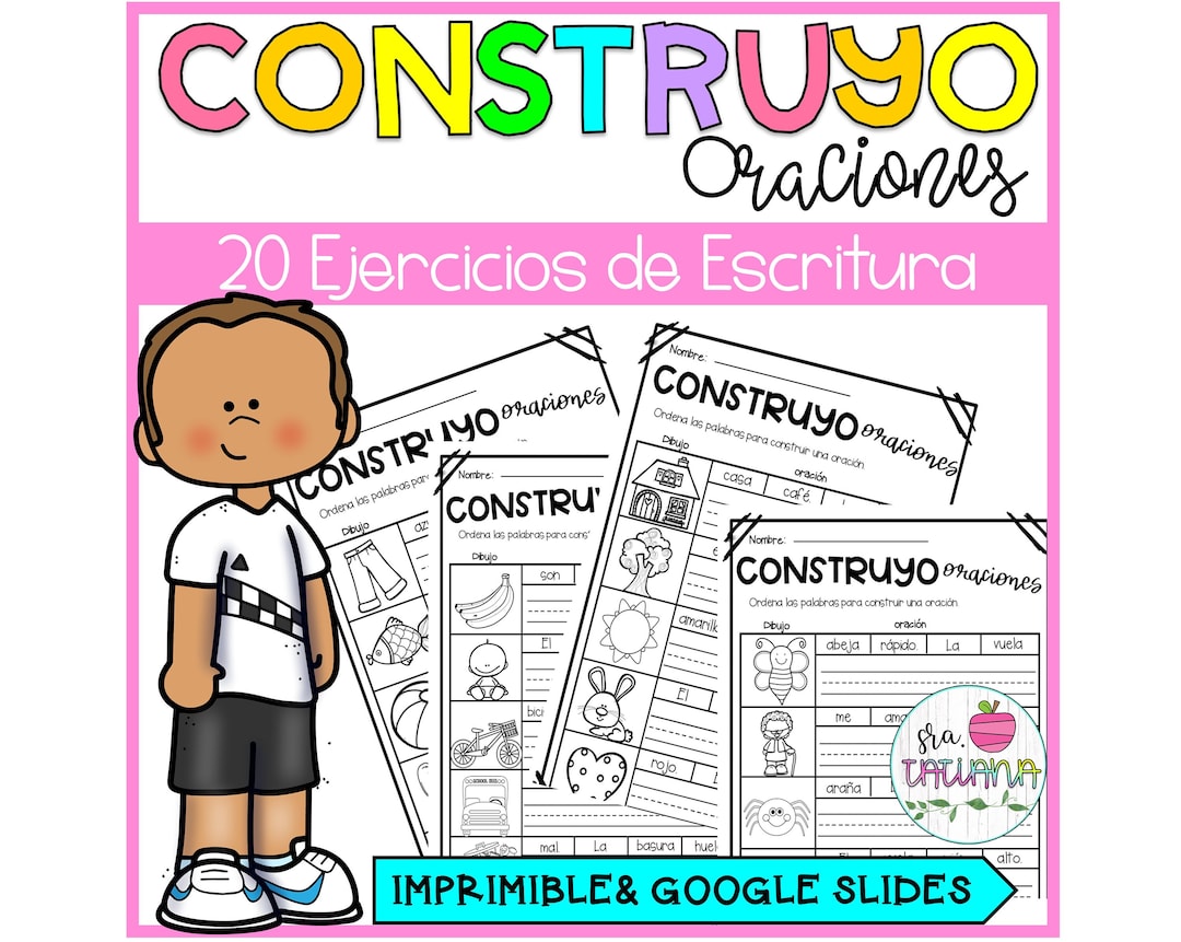 Printable Building Sentences in Spanish | Spanish Writing Activities ...