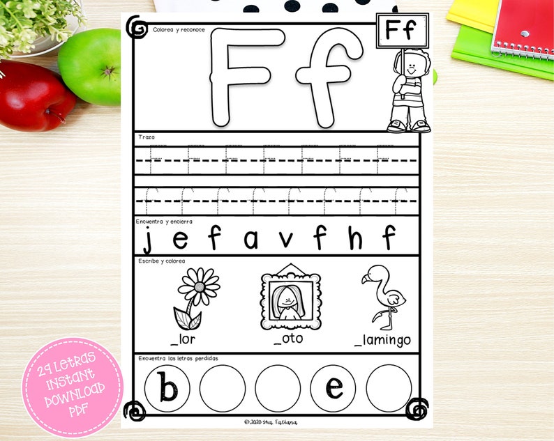 Printable Spanish Alphabet Worksheets | Actividades Para El Alfabeto ...
