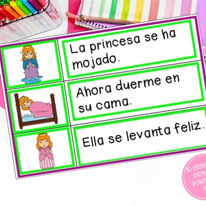 Sequence of Events Task Cards in Spanish | Secuencia De Eventos ...
