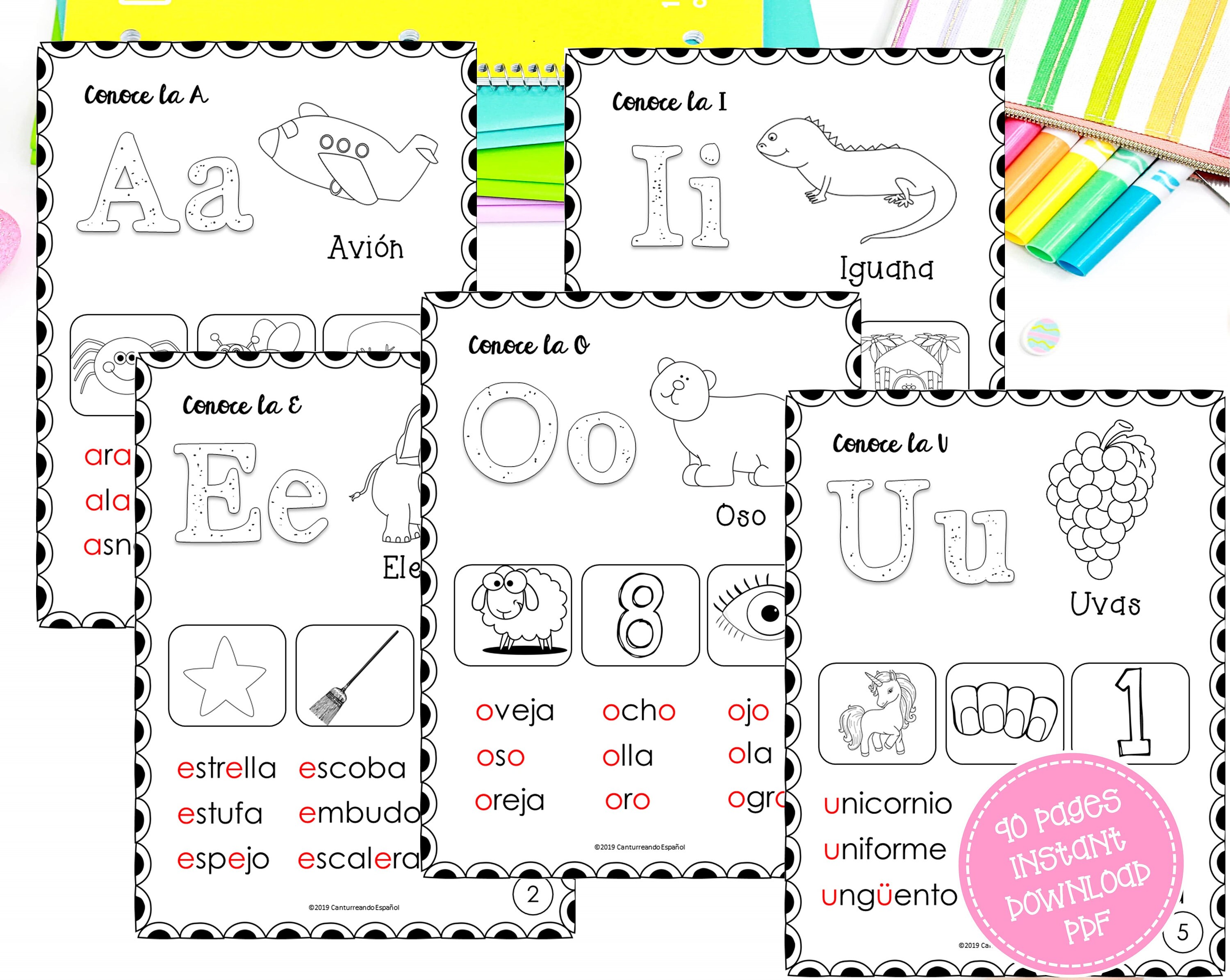 Printable Spanish Reading Book for Beginners | Libro De Lectura Inicial ...