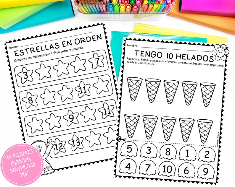 Printable Summer Packet Review in Spanish | Libro De Repaso De Español ...