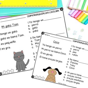Printable Reading Comprehension | Comprension De Lectura | Nivel ...