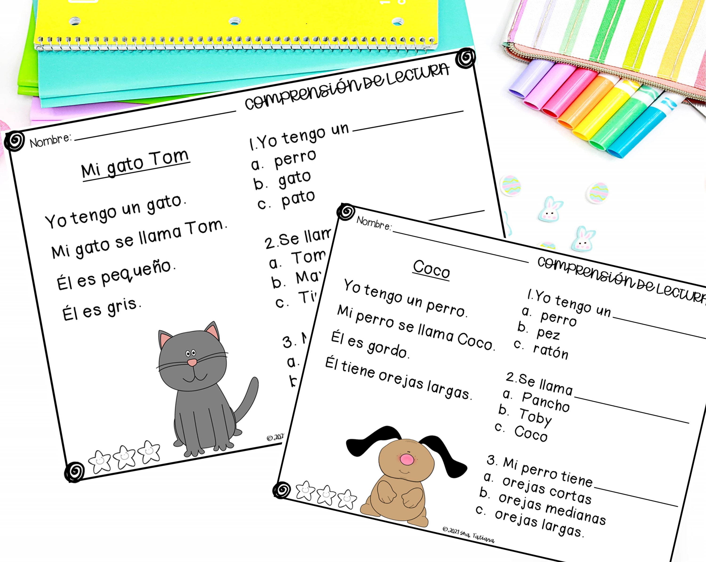 Printable Reading Comprehension | Comprension De Lectura | Nivel ...