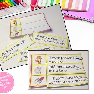 Sequence of Events Task Cards in Spanish | Secuencia De Eventos ...