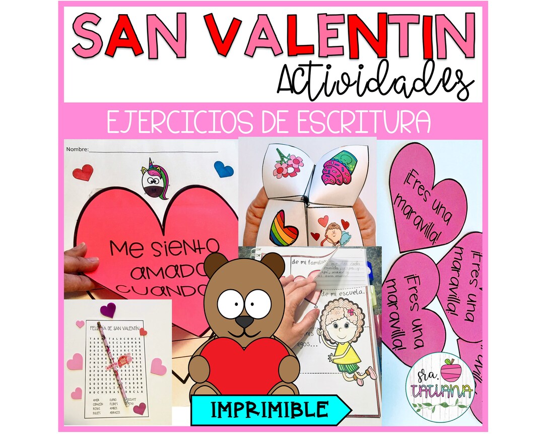 Valentine's Day in Spanish | Día De San Valentín | Actividades De ...