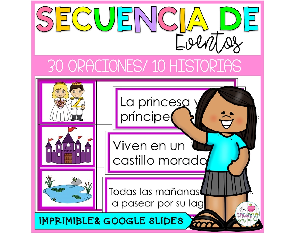 Sequence of Events Task Cards in Spanish Secuencia De Eventos ...