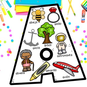 Printable Spanish Alphabet Posters | Afiches Del Alfabeto En Español ...