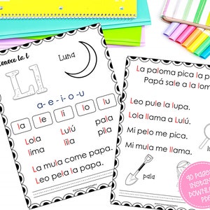 Printable Spanish Reading Book for Beginners | Libro De Lectura Inicial ...