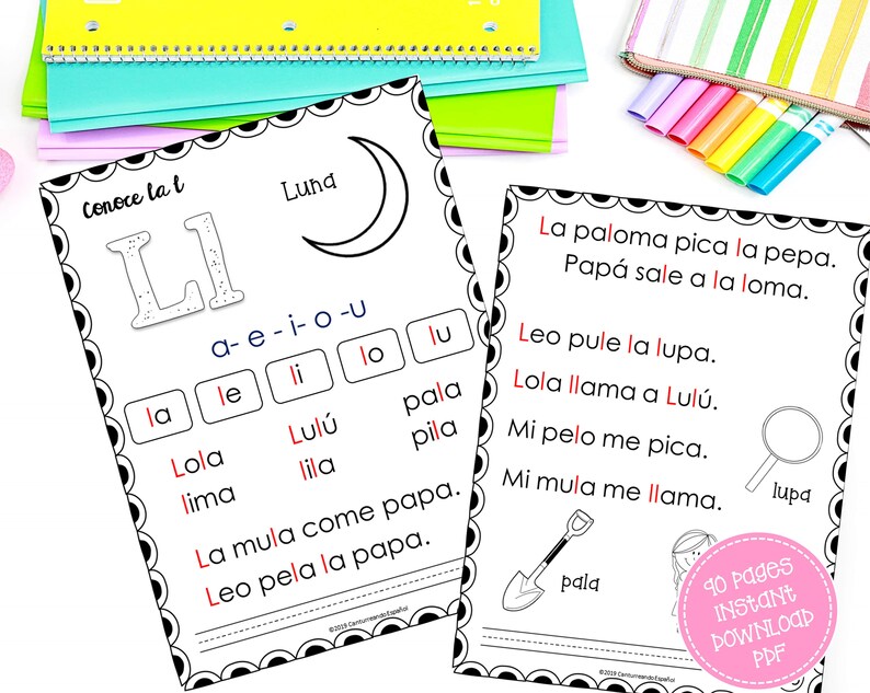 Printable Spanish Reading Book for Beginners | Libro De Lectura Inicial ...