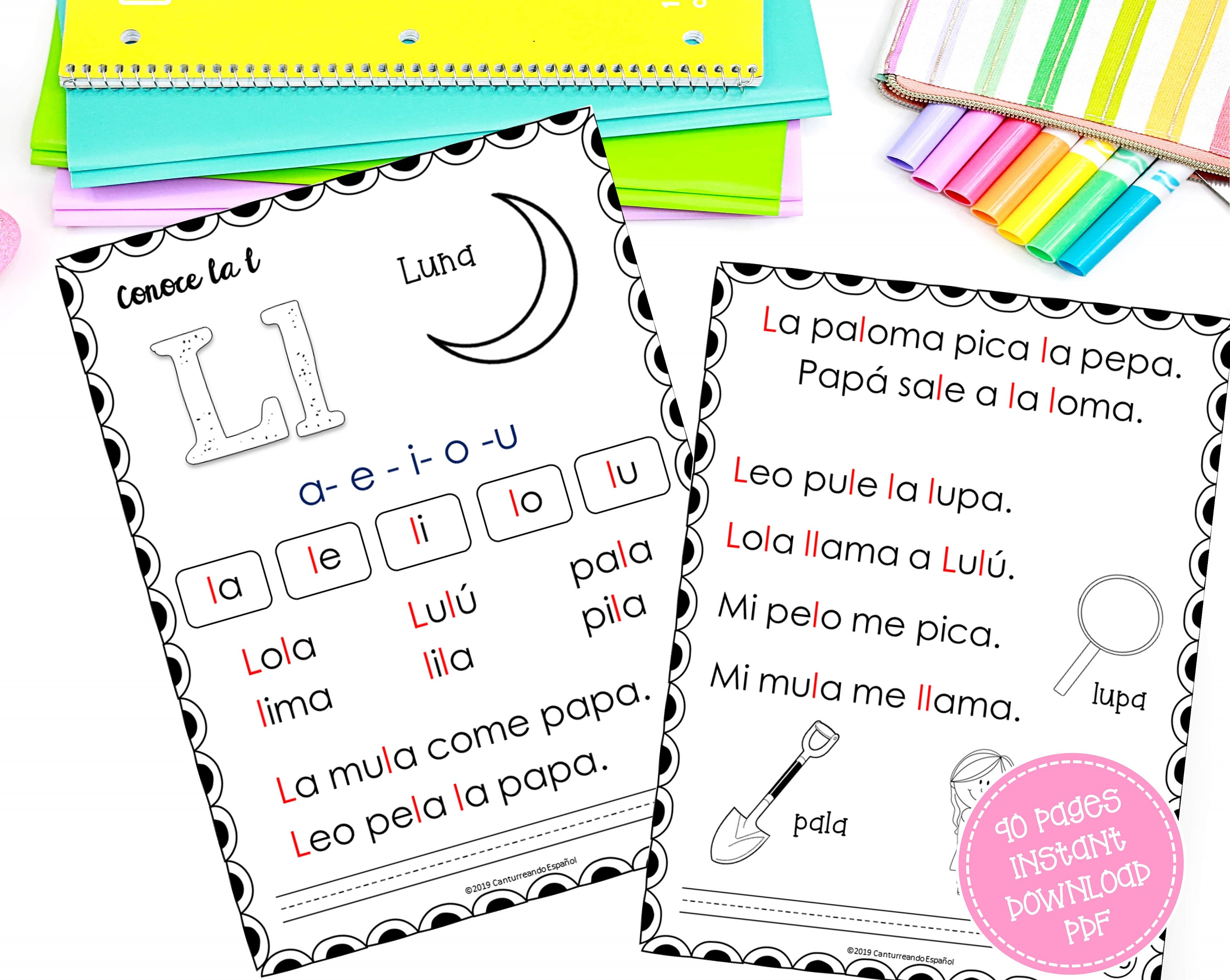 Printable Spanish Reading Book for Beginners | Libro De Lectura Inicial ...