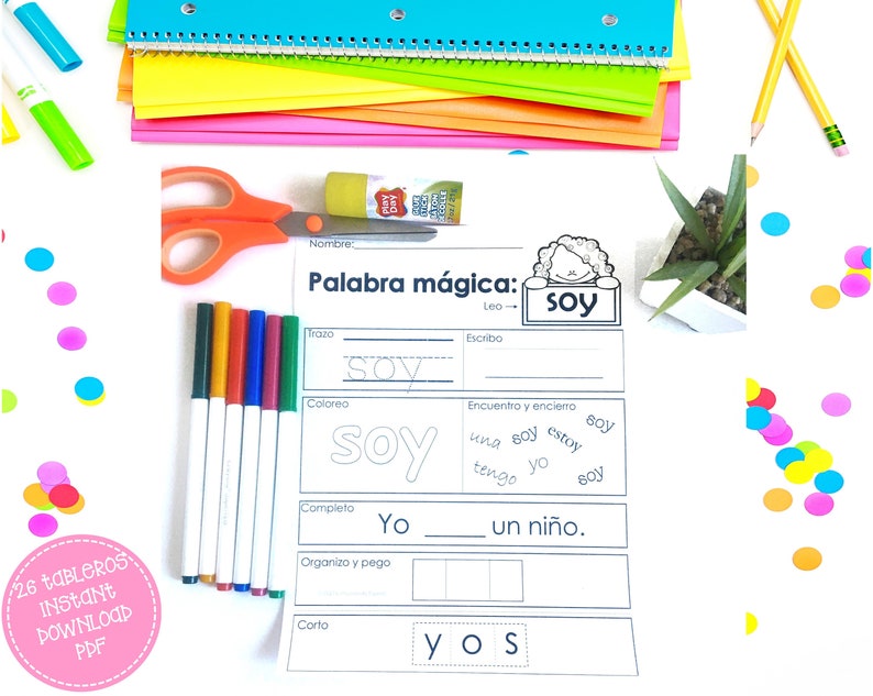 Printable Spanish Sight Words Worksheets | 100 Palabras De Uso ...