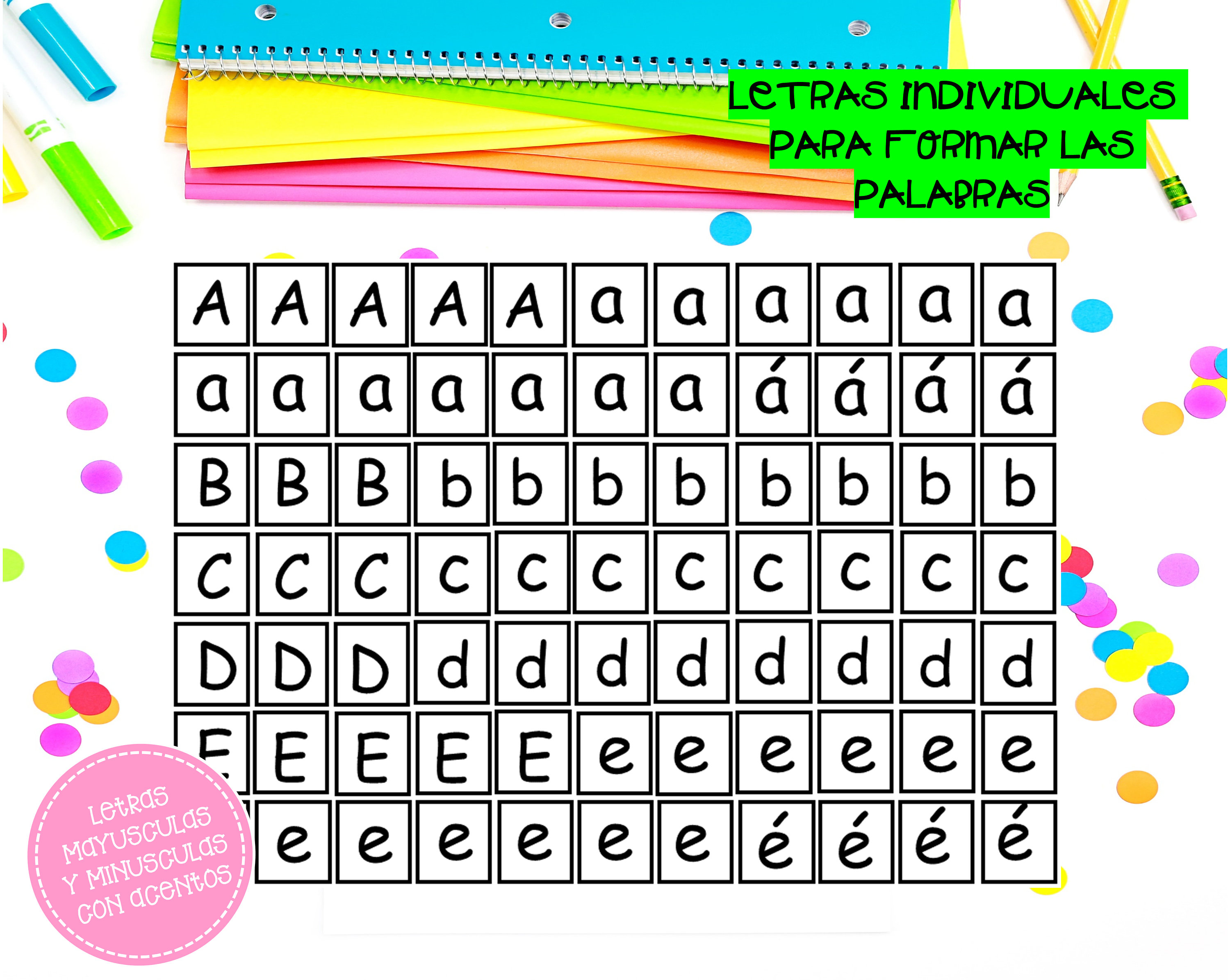 Printable Spanish Syllable Board | Tablero Silábico | Aprendiendo a ...