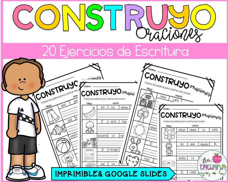Printable Building Sentences in Spanish Spanish Writing - Etsy
