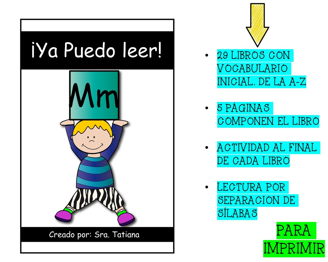 Printable Alphabet Mini Books in Spanish Mini Libros Del Alfabeto ...