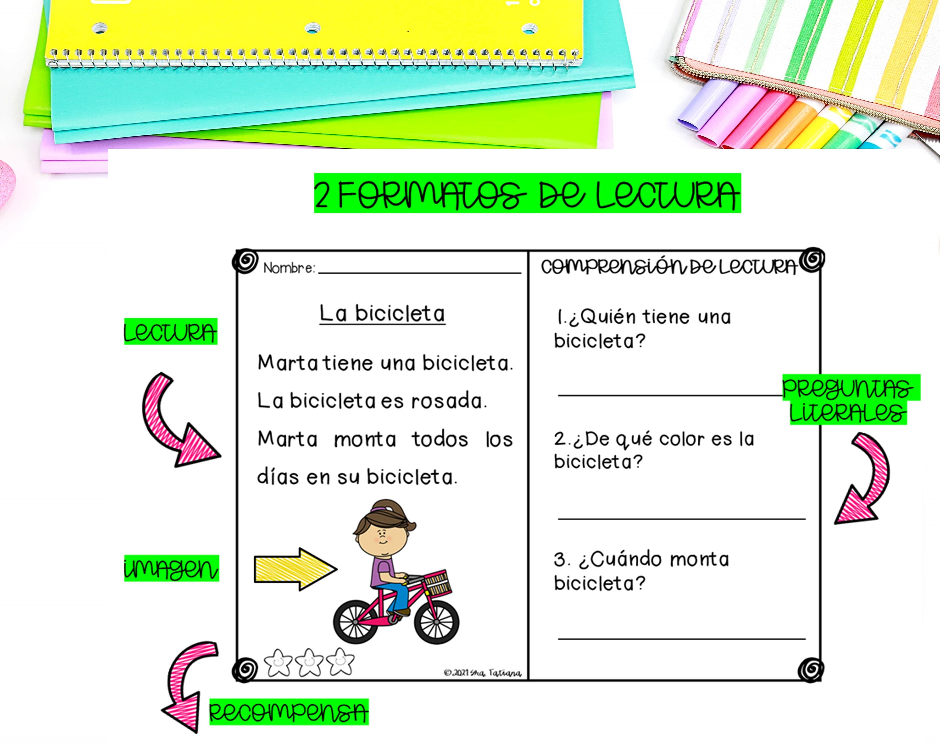 Printable Reading Comprehension | Comprension De Lectura | Nivel ...