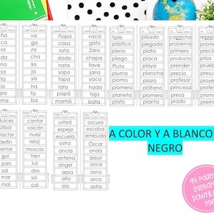 Printable Spanish Reading Fluency | Bloques De Lectura Por Niveles ...