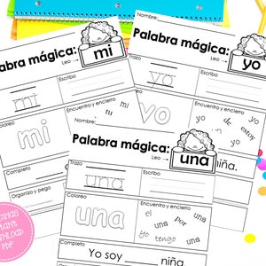 Printable Spanish Sight Words Worksheets | 100 Palabras De Uso ...