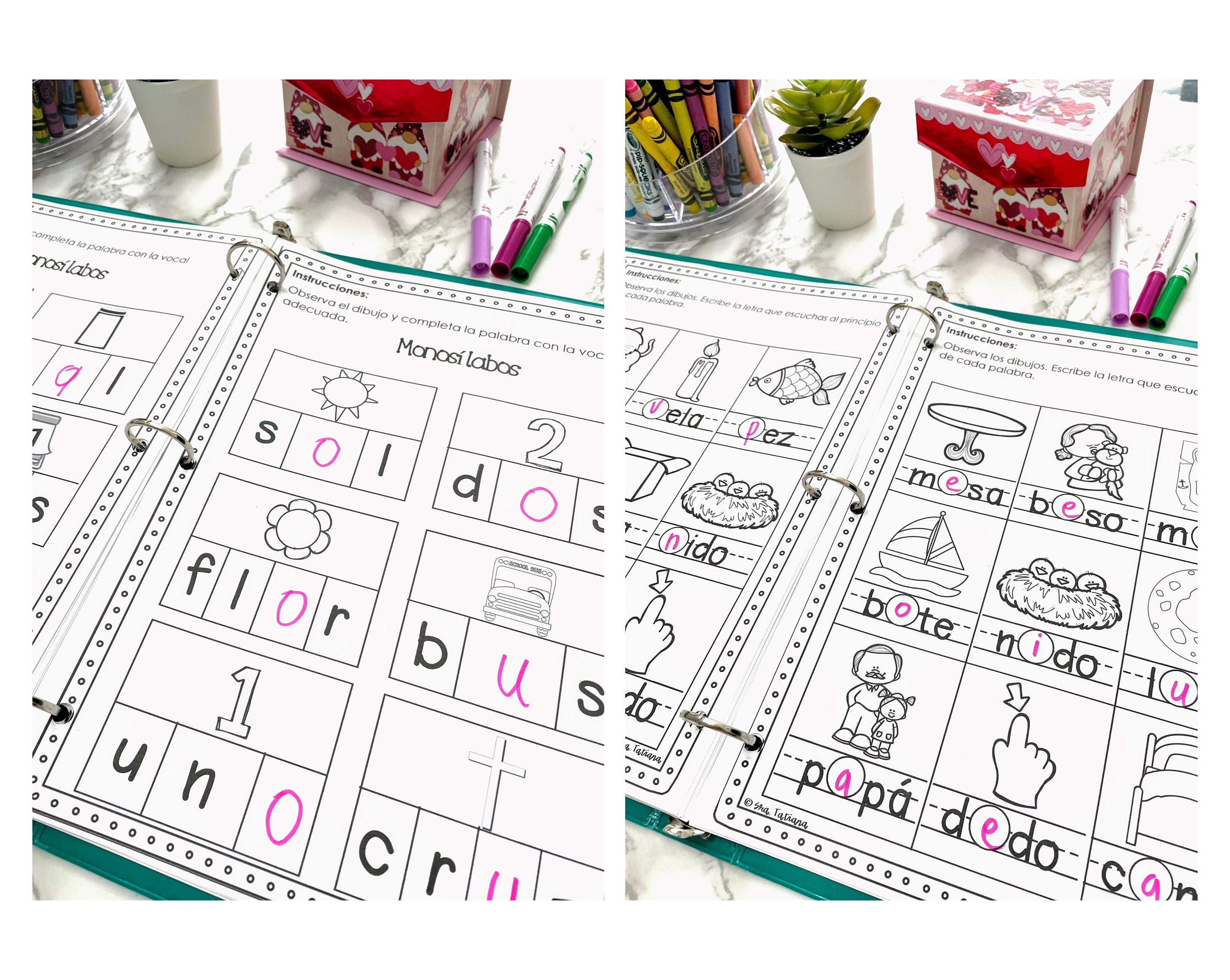 Imprimible Las Vocales / Sonidos Iniciales / Hojas de trabajo - Etsy México