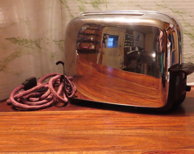 Vintage 1950s Atomic Chrome Toastmaster Toaster, Working Condition - Etsy