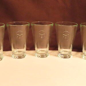 Vintage La Rochere Longdrink Butterfly Glasses, Set of 7 - Etsy