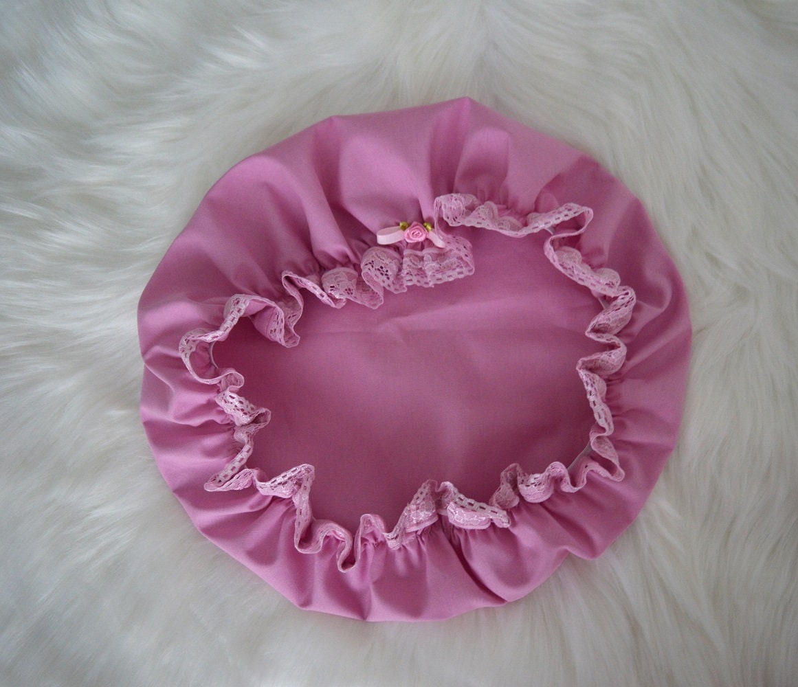 Velcro Jumbo Hair Rollers Curler Cover Cap Pink Cotton 5XL Funny Gift ...