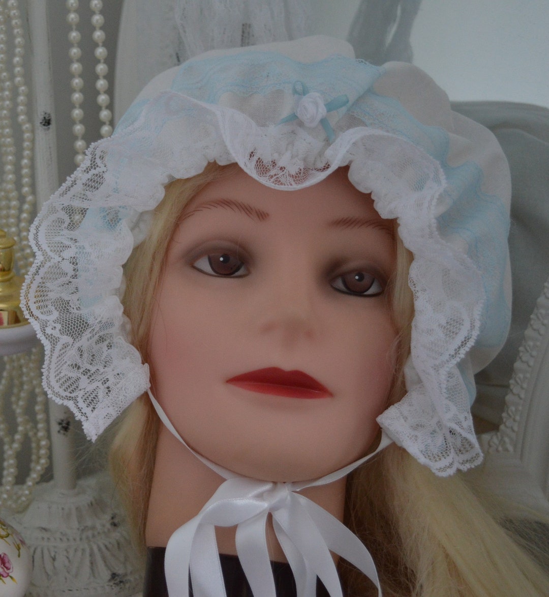 50s Style Ladies Bonnet Cap XS-S, Retro Vintage Style Ladies Bonnet Cap ...