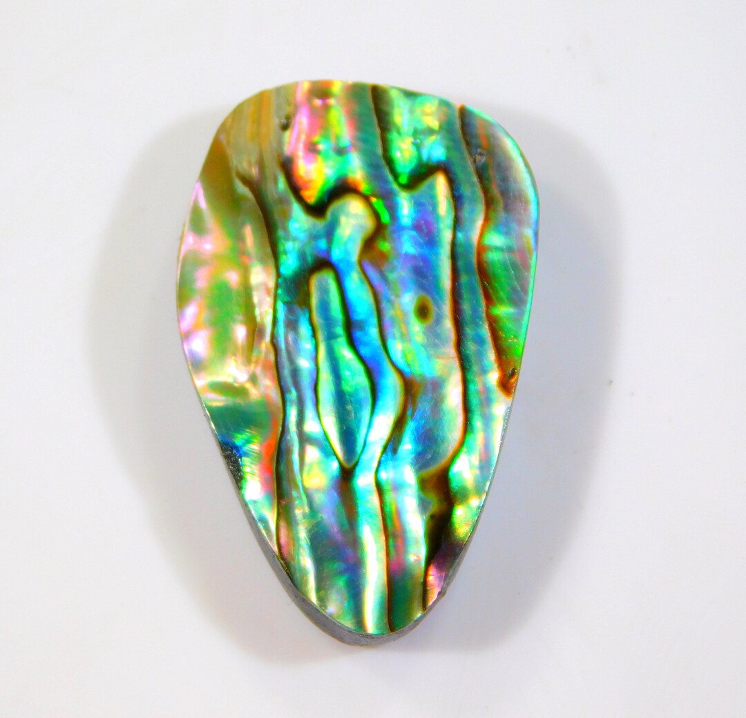 Natural Abalone Shell Cabochon, Iridescent Flashy Designer Abalone ...