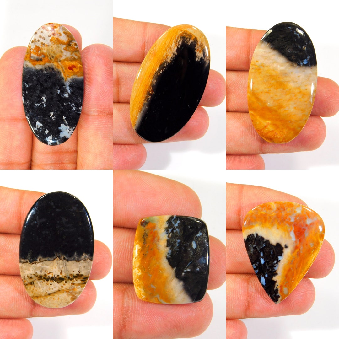 Palm Root Agate Gemstone, Natural Palm Root Agate Cabochon, Best ...