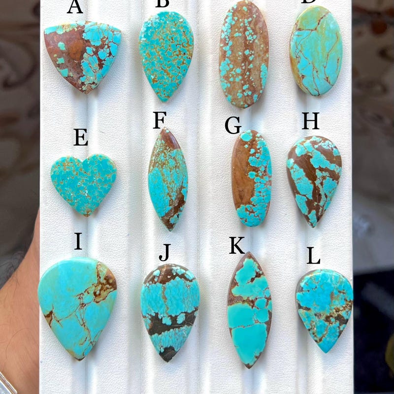 Necklace With Eight Gems - Etsy