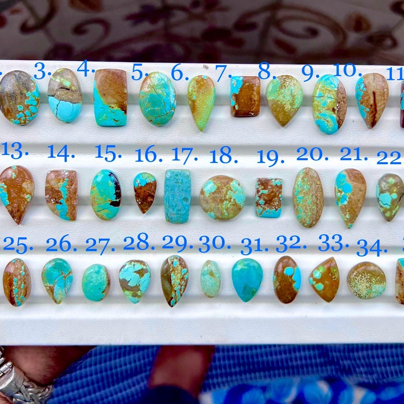Number 8 Turquoise - Etsy