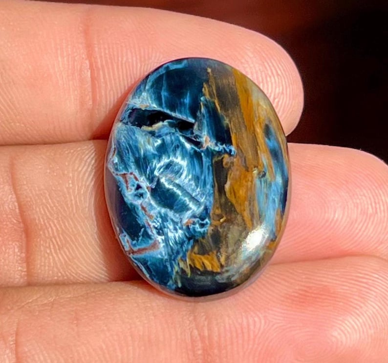 Natural Pietersite Oval Cabochon for Jewelry Making, Namibia Origin ...