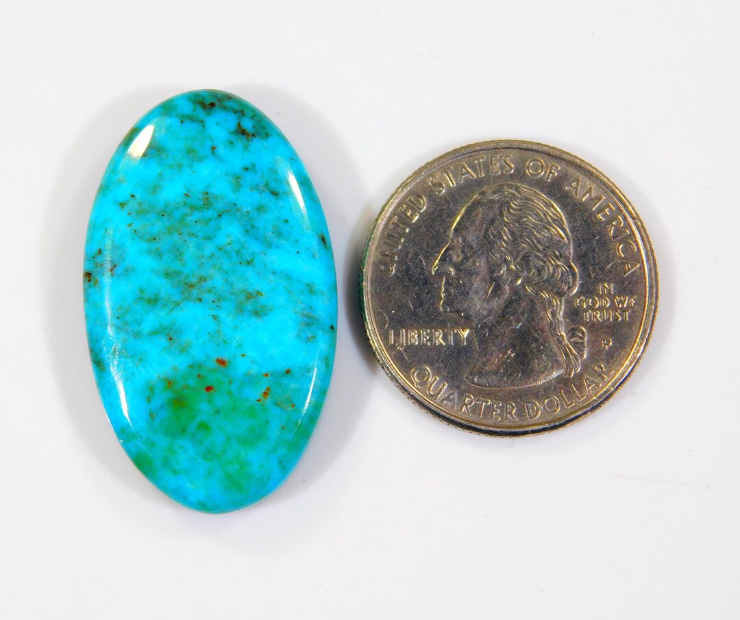 Rare Natural Kingman Turquoise Oval Cabochon Gemstone Kingman Turquoise ...