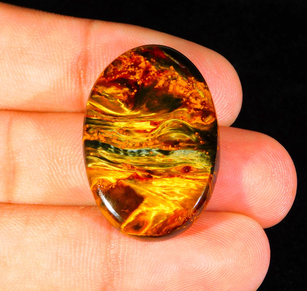 Rare Multi Fire Pietersite Oval Cabochon Pietersite Gemstone Pietersite ...