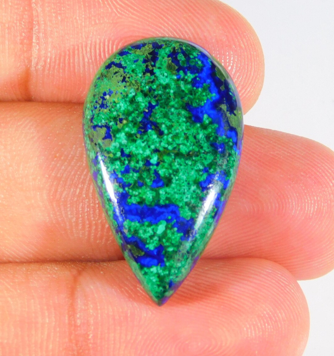 Azurite Malachite Cabochon: Natural Gemstone for Jewelry Making - Etsy