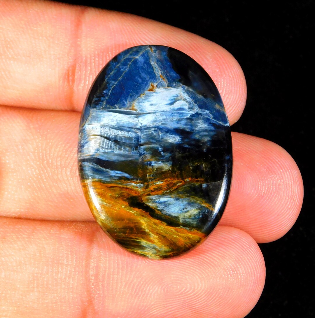 Natural Multi Fire Pietersite Oval Cabochon Pietersite Gemstone ...
