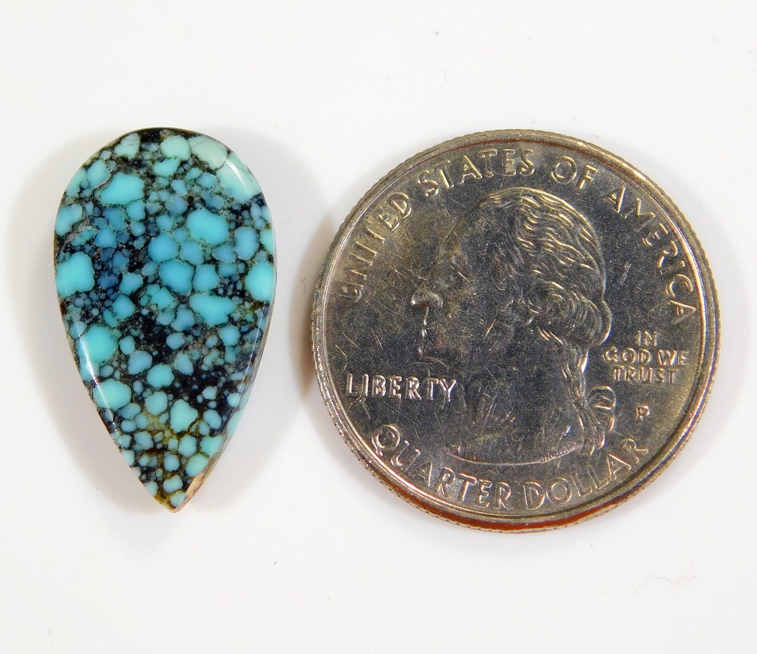 Rare Quality Number Eight Turquoise Cabochon, Nevada Natural Number 8 ...