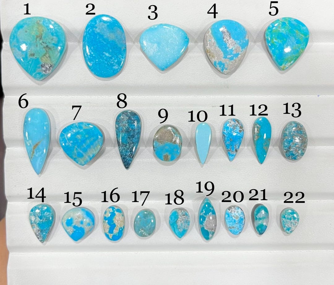 Blue Bird Turquoise Cabochon Gemstone - Etsy Canada