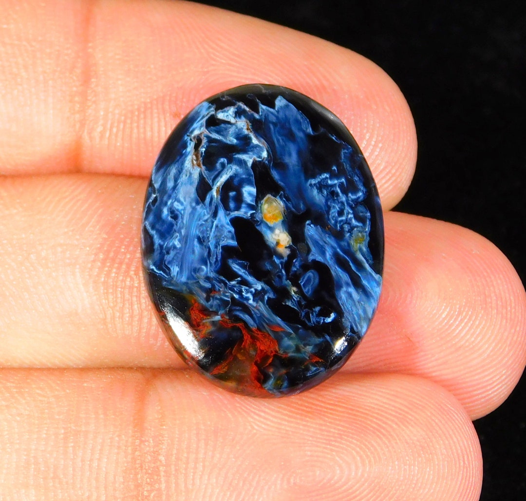 Natural Blue Fire Pietersite Oval Cabochon Pietersite Gemstone ...