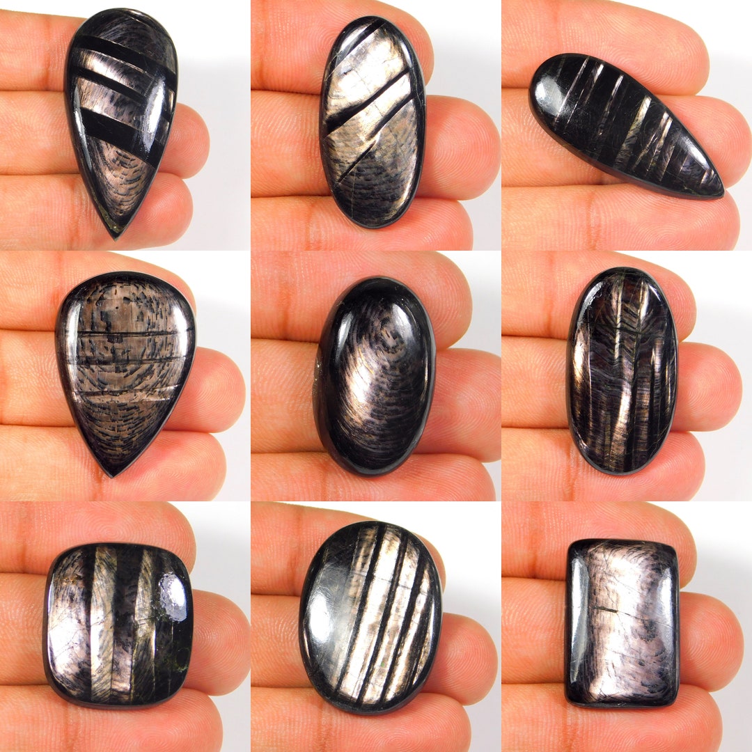 Natural Fire Hypersthene Mix Shape Cabochon Gemstone - Etsy