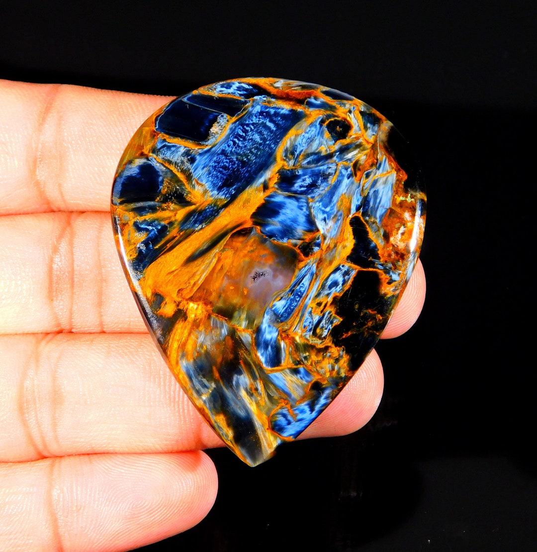 Natural Multi Fire Pietersite Cabochon Pear Pietersite Stone Both Side ...