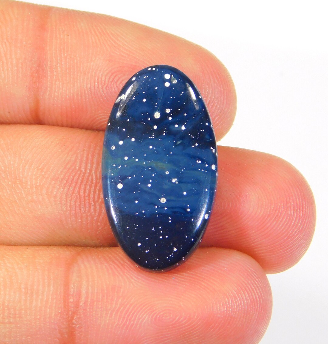 Rare Quality Natural Leland Blue Freeform Cabochon, Designer Stone ...